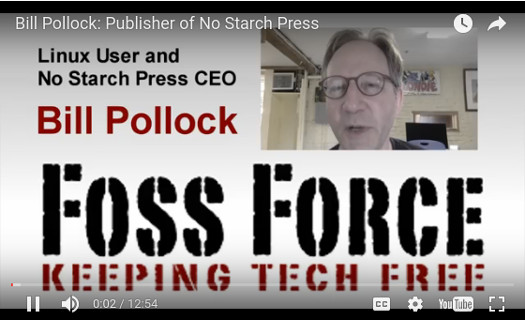 Bill Pollock Publishes Books About Linux and Open Source - FOSS Force