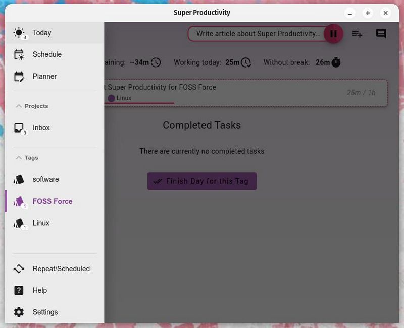 Super Productivity: Open Source Project Manager That Does It All - FOSS Force